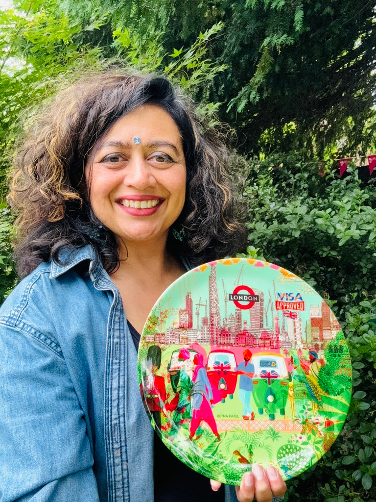 Ceramic Art Plates – KETNA PATEL ART STUDIO